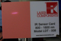Laser Components makes IR Pulsed Lasers Visible